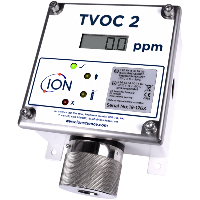 ION Science - TVOC 2 PID - Hatech Gasdetectietechniek